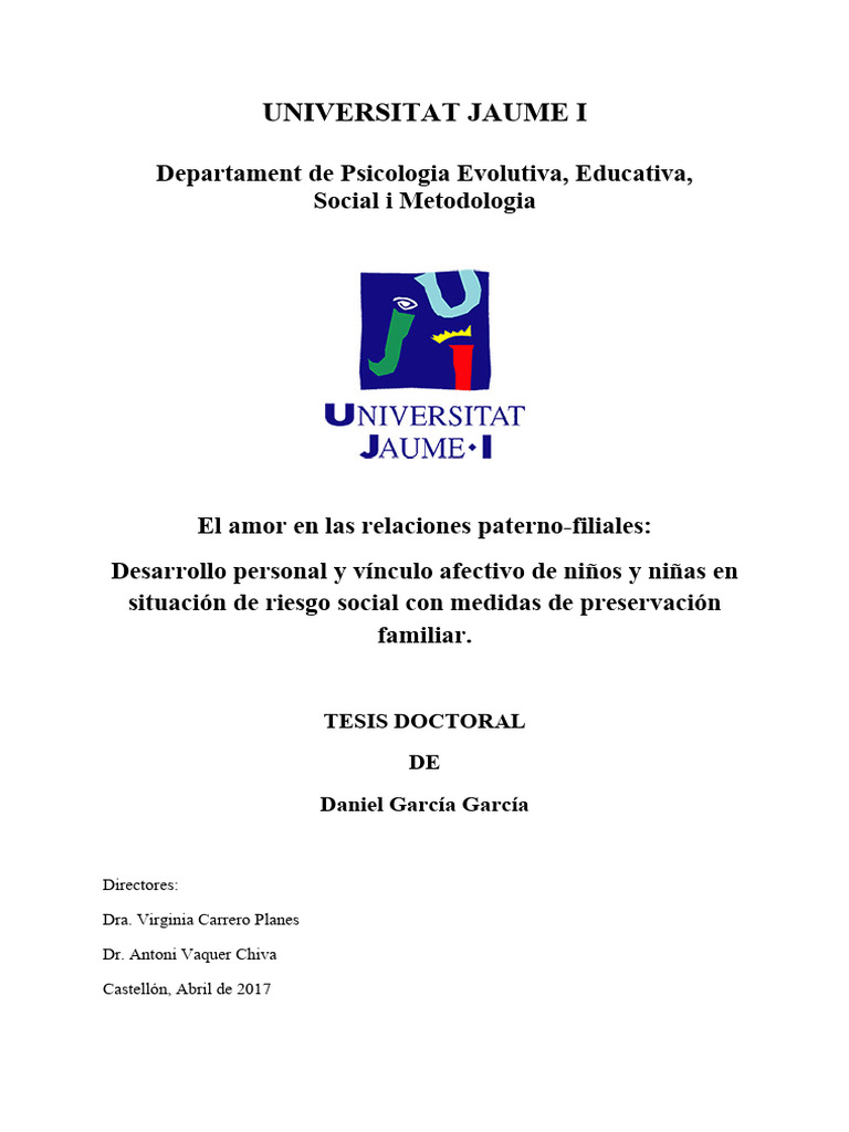 El Amor En Las Relaciones Paterno Filial Descargar Gratis Pdf