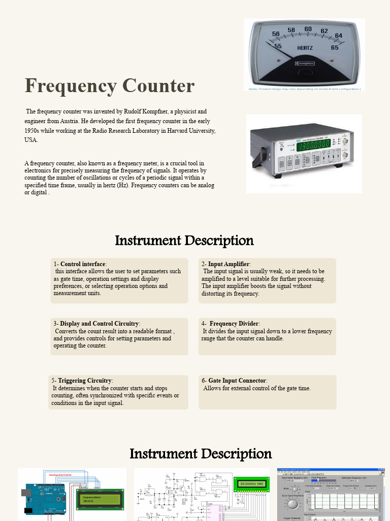Frequency Counter | PDF | Frequency | Hertz