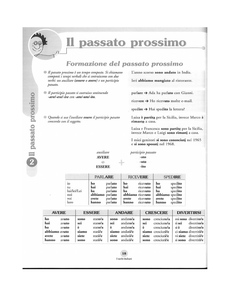 Il Passato Prossimo 2 | PDF