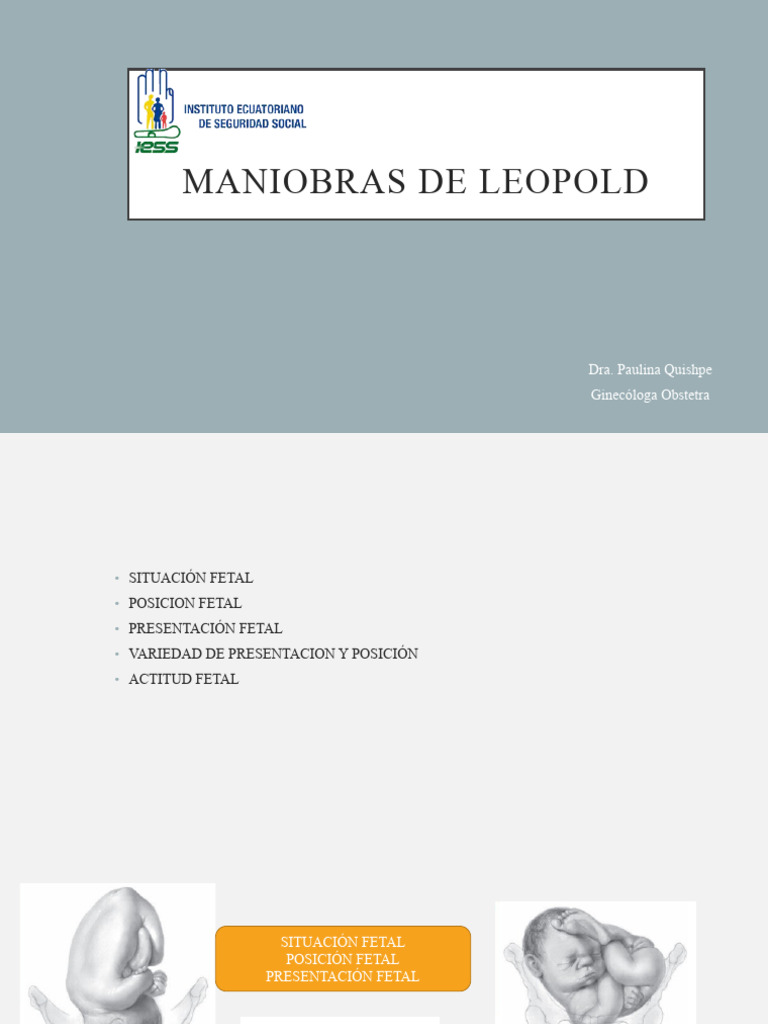 1. Maniobras de Leopold | PDF