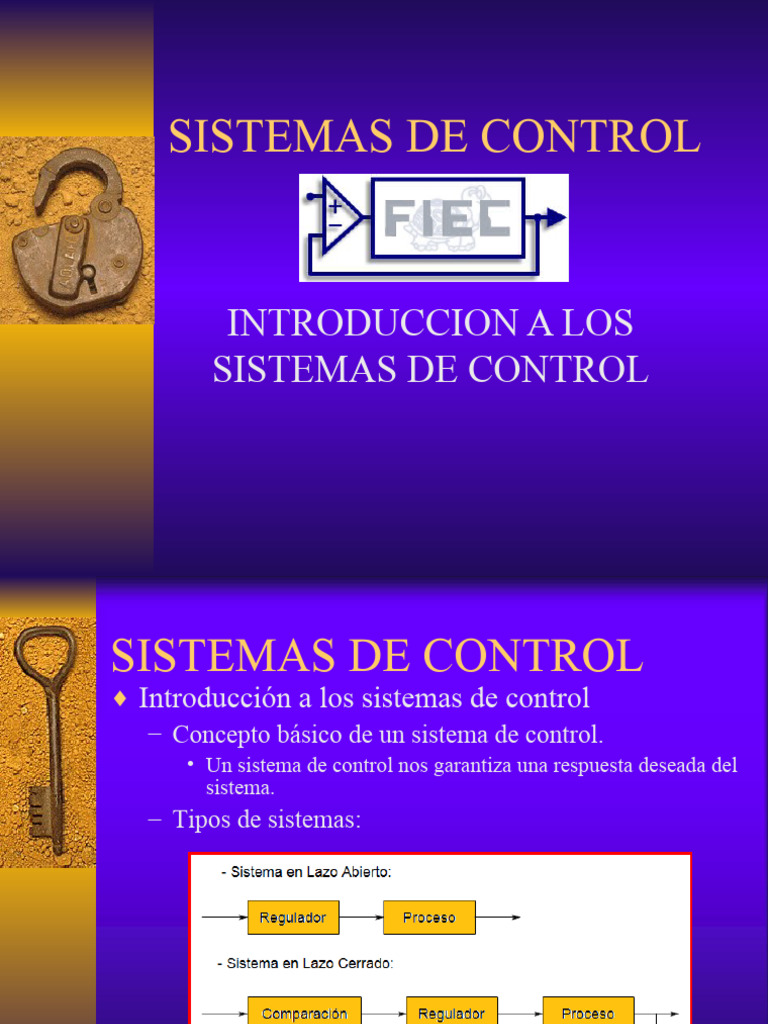 Introducción a Sistemas de Control | PDF | Sistema de control ...