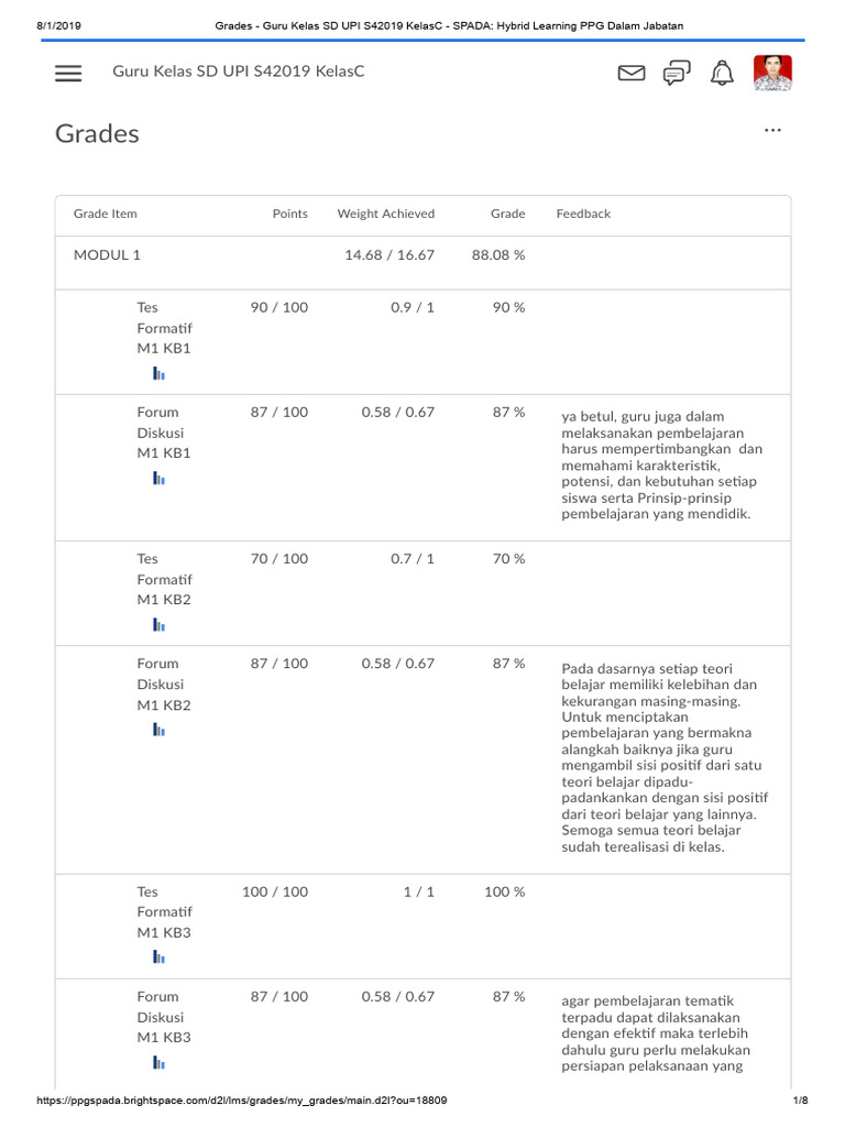 Rekap Nilai Profesional | PDF
