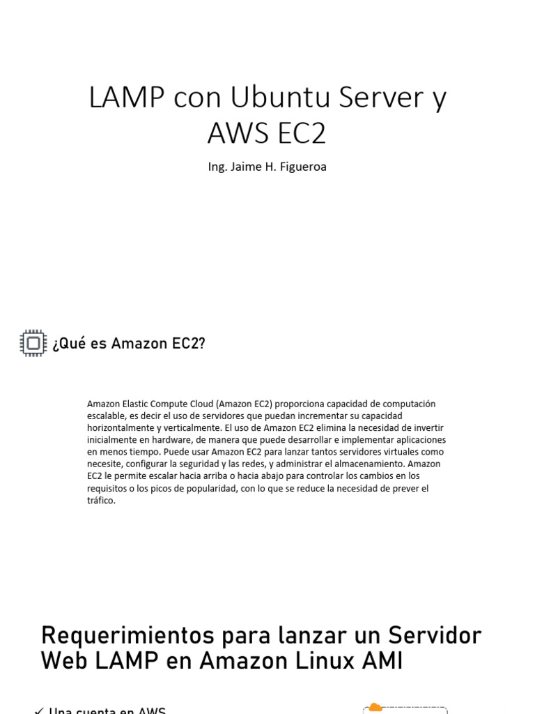 Sitio Web Con Ubuntu Server y AWS EC2 | PDF | Php | Computación en la nube