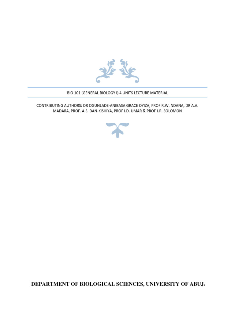 Bio 101 Lect Mat New Pdf Osmosis Leaf