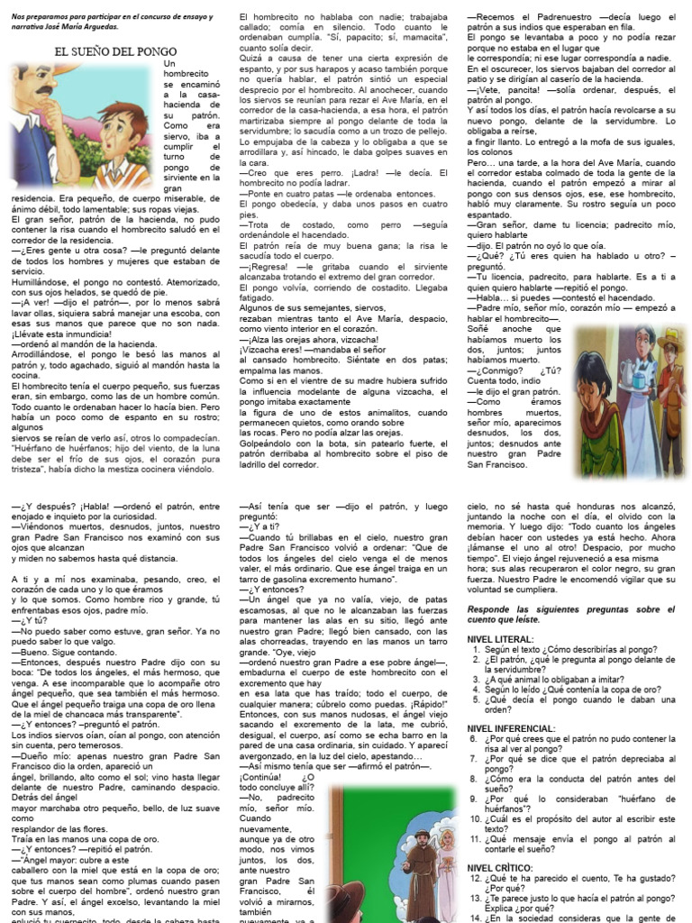 El Sueño Del Pongo | PDF