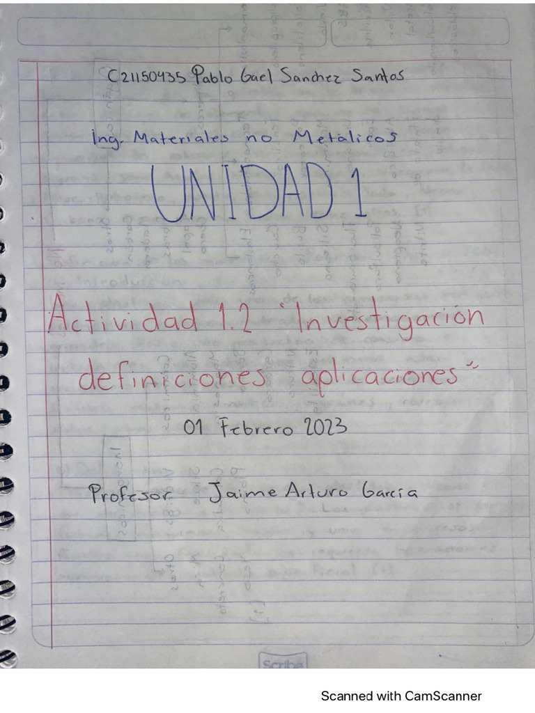 Act1.2 U1 Ingnometal PGSS | PDF