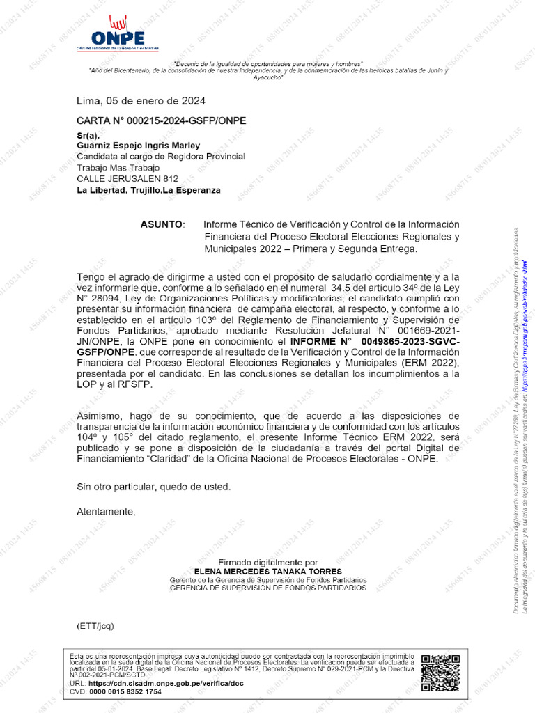 CARTA-000215-2024-GSFP-ONPE | PDF