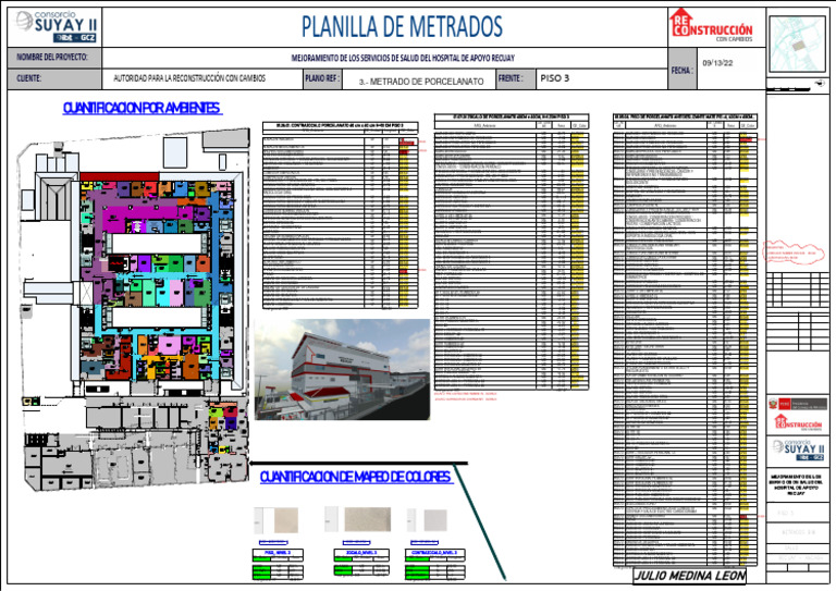 Plano Hospital Recuay: Áreas y Servicios | PDF | Especialidades Medicas ...