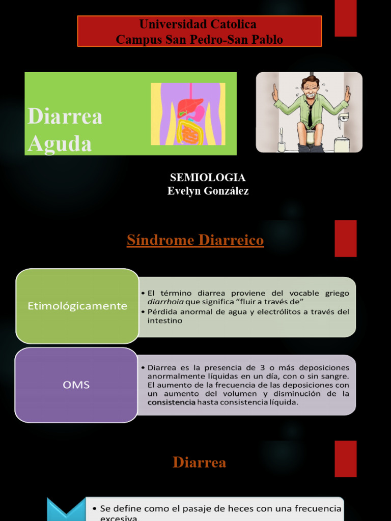 Diarrea Aguda: Causas y Prevención | PDF | Diarrea | Inmunología