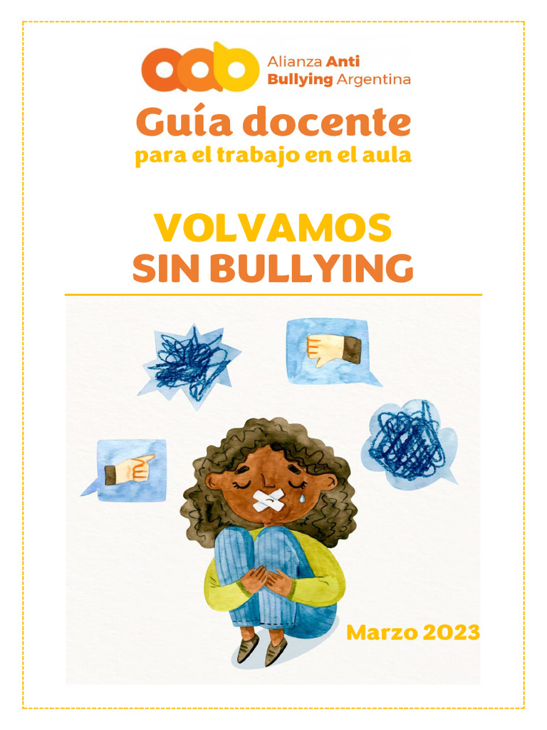 Guía Docente: Prevención de Bullying | PDF | Enseñando | Escuelas