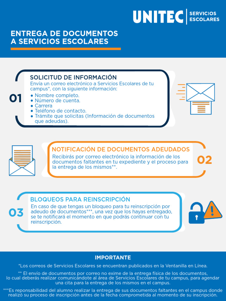 Documentos Pendientes y Reinscripción | PDF