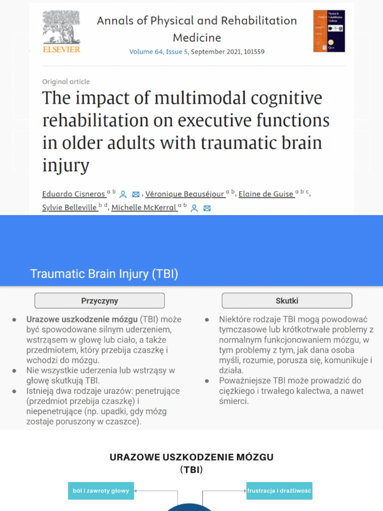 The Impact of Multimodal Cognitive Rehabilitation - Prezentacja | PDF