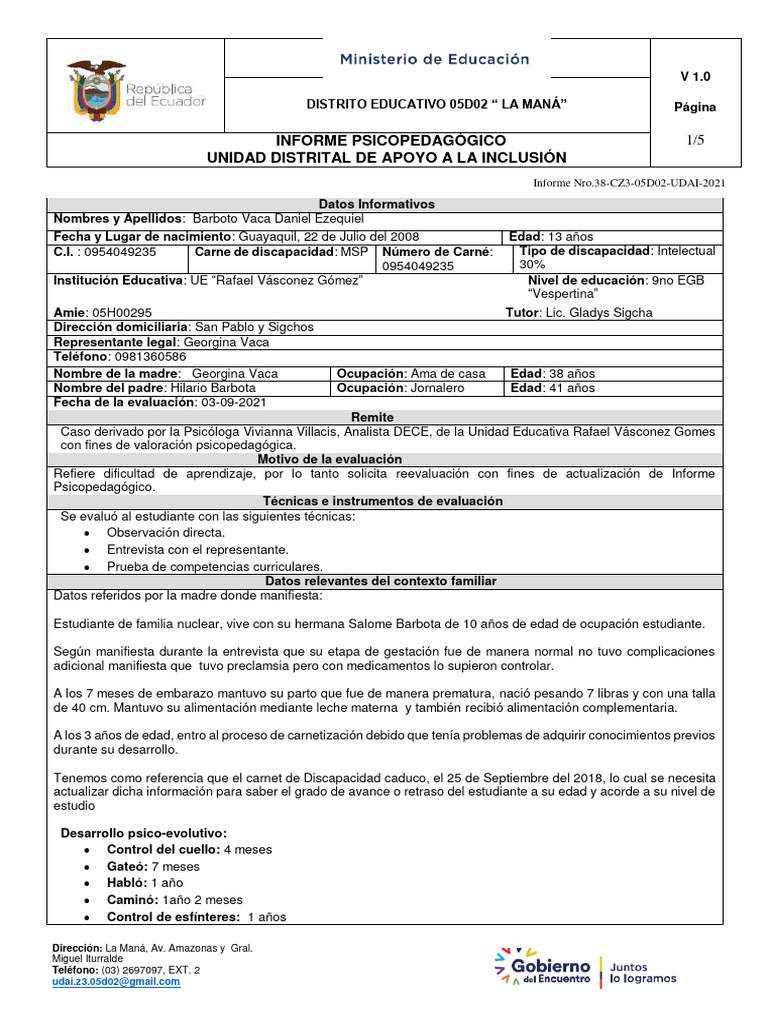 Barboto Vaca Daniel-Signed | PDF | Maestros | Aprendizaje
