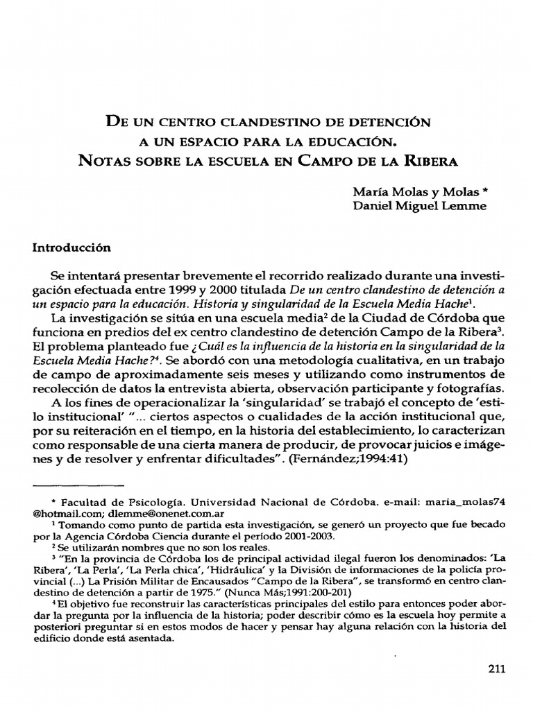 María molas y Molas articulo revista 2do TP | Descargar gratis PDF ...