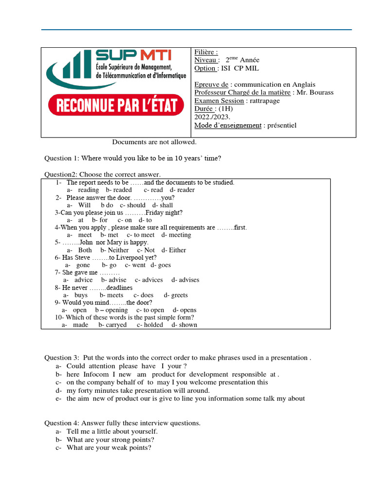 BOURASS 2CPTDI Et 2MIL | PDF | Language Arts & Discipline | Art