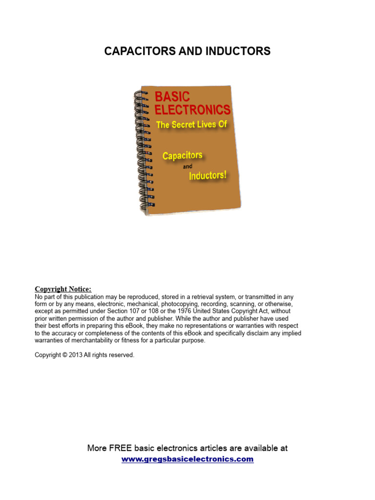 Capacitors and Inductors | PDF | Inductor | Inductance