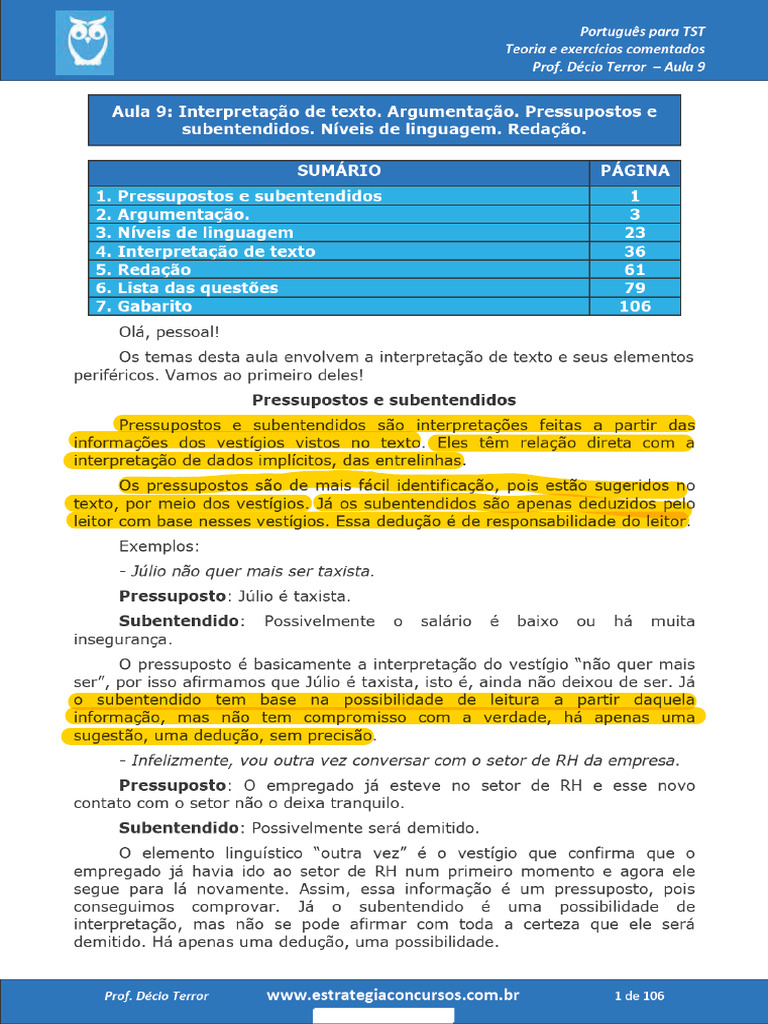 Aula 09 OK | PDF