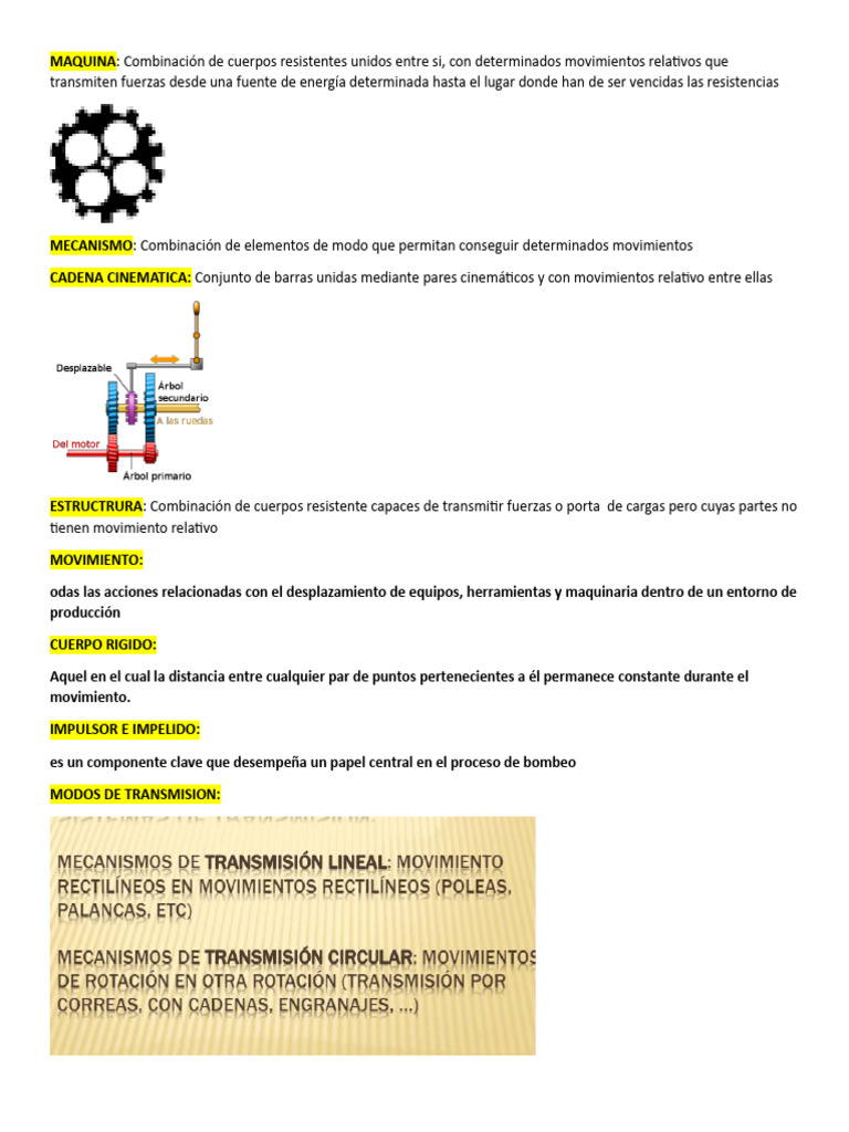 conceptos | Descargar gratis PDF | Eje | Cinemática