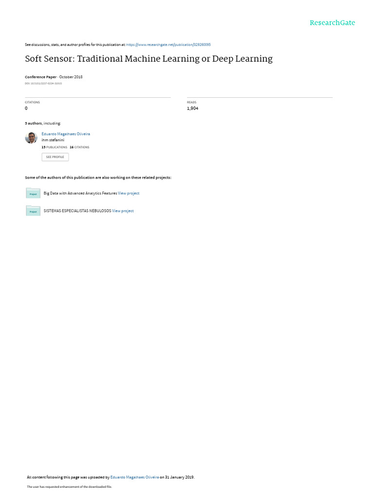 11.ABM_SoftSensor_MachineLearning_DeepLearning | PDF | Regression Analysis | Machine Learning