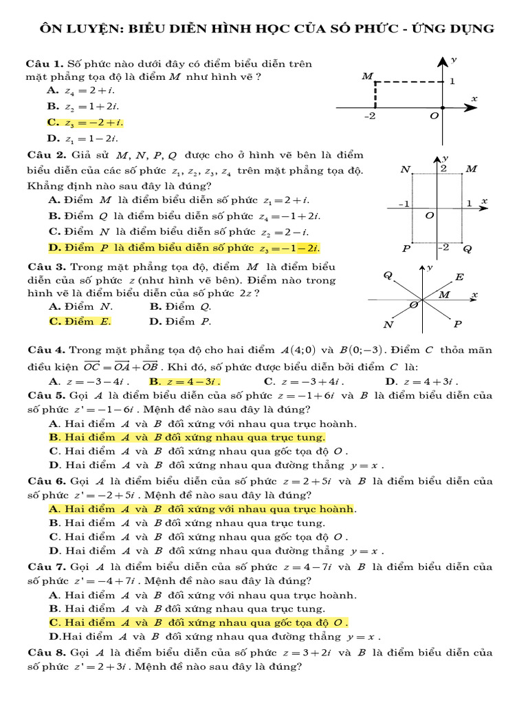 Lop 12T - Giai Tich 24 - BTTL | PDF