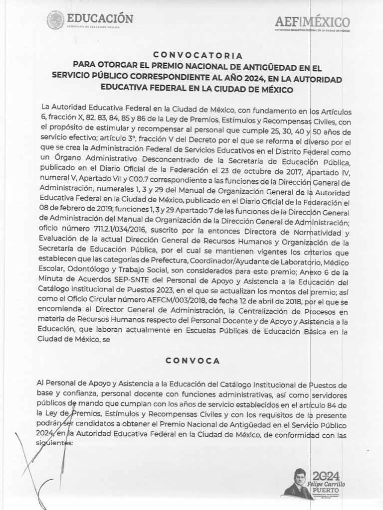 Convocatoria Premio | PDF