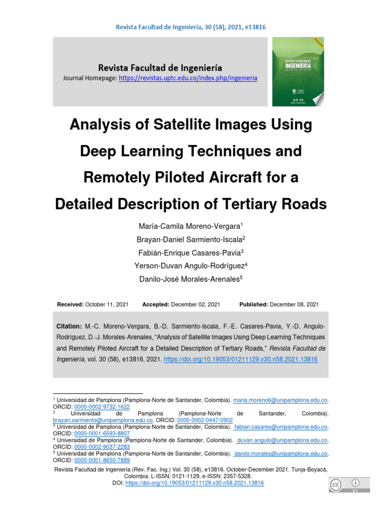 25 Analysis Of Satellite Images Using Deep Learning Techniques