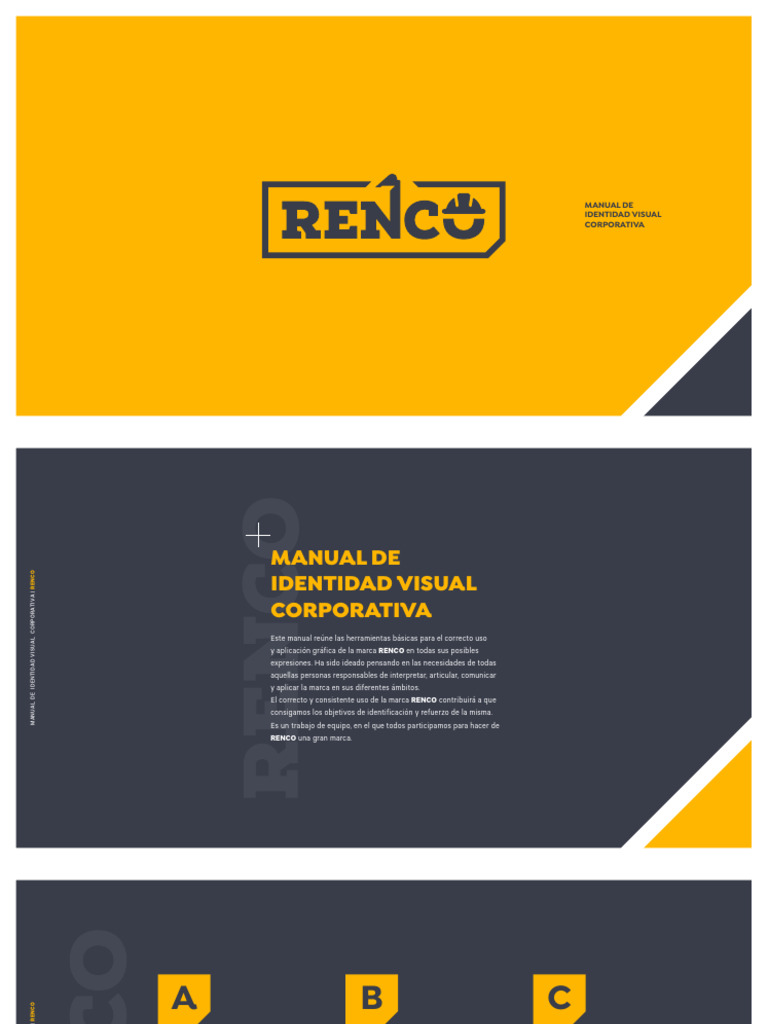 Manual de Identidad Visual RENCO | PDF | Promoción y comunicaciones de ...