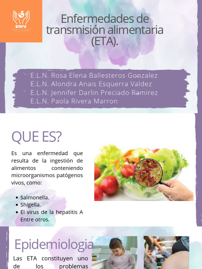 Enfermedades Transmitidas por Alimentos | PDF | Enfermedades ...