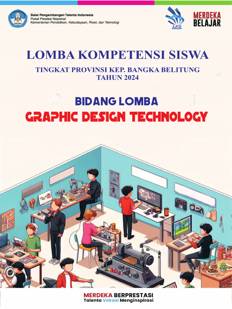 Soal Lks 2024 - Graphic Design Technology | PDF