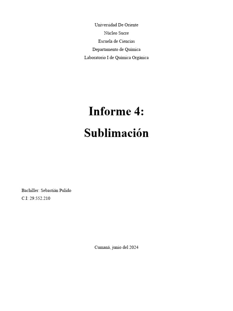 Informe 4 | PDF | sal | Gases