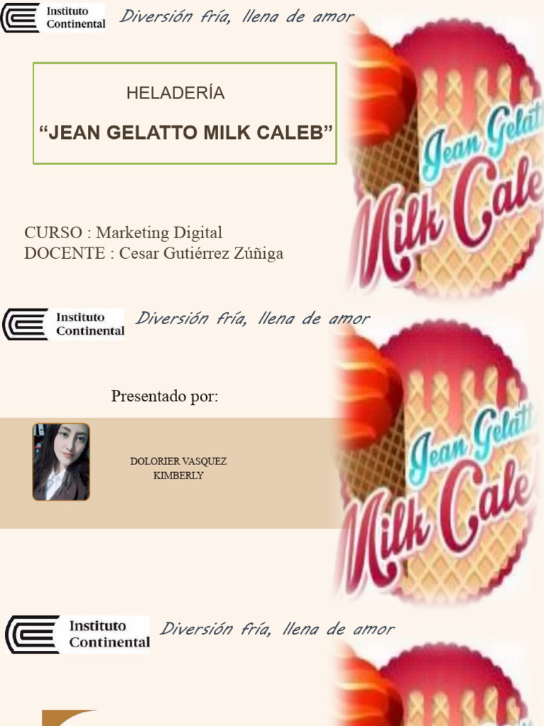 Marketing Proyecto -Heladería | PDF | Marketing | Business