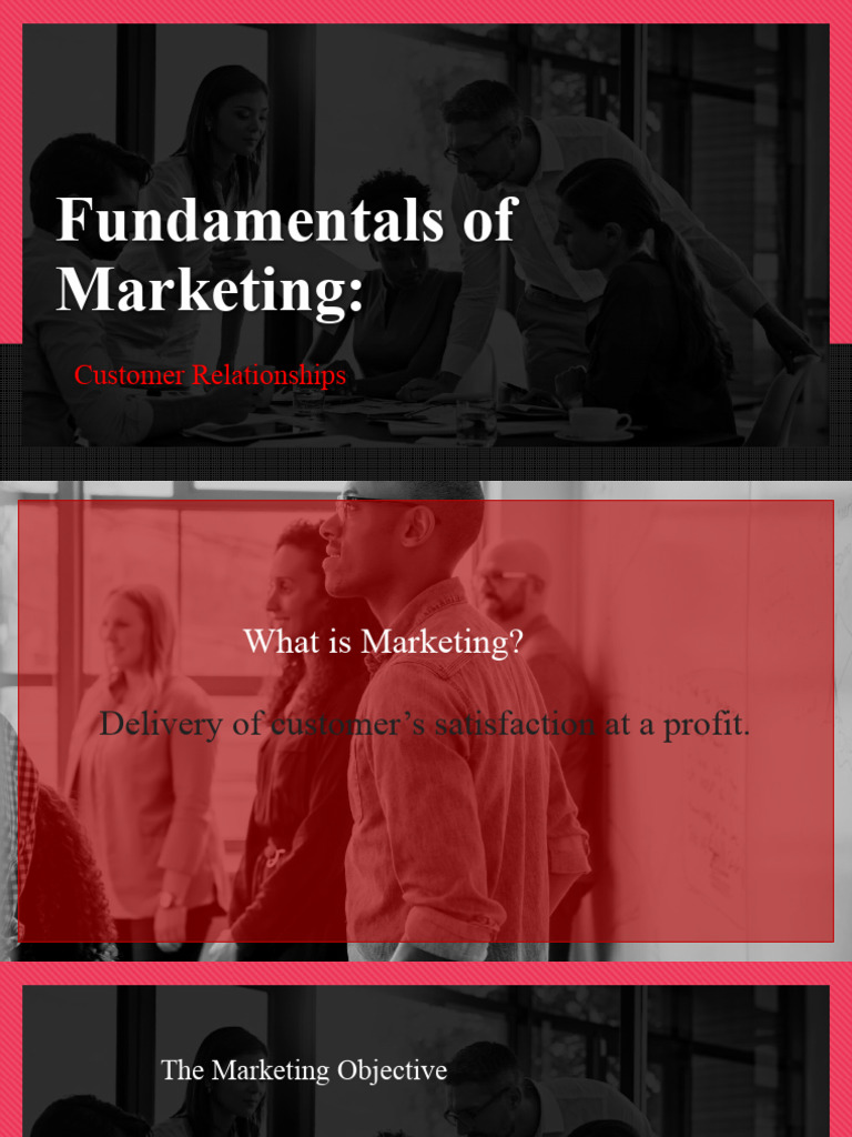 Fundamentals of Marketing | PDF