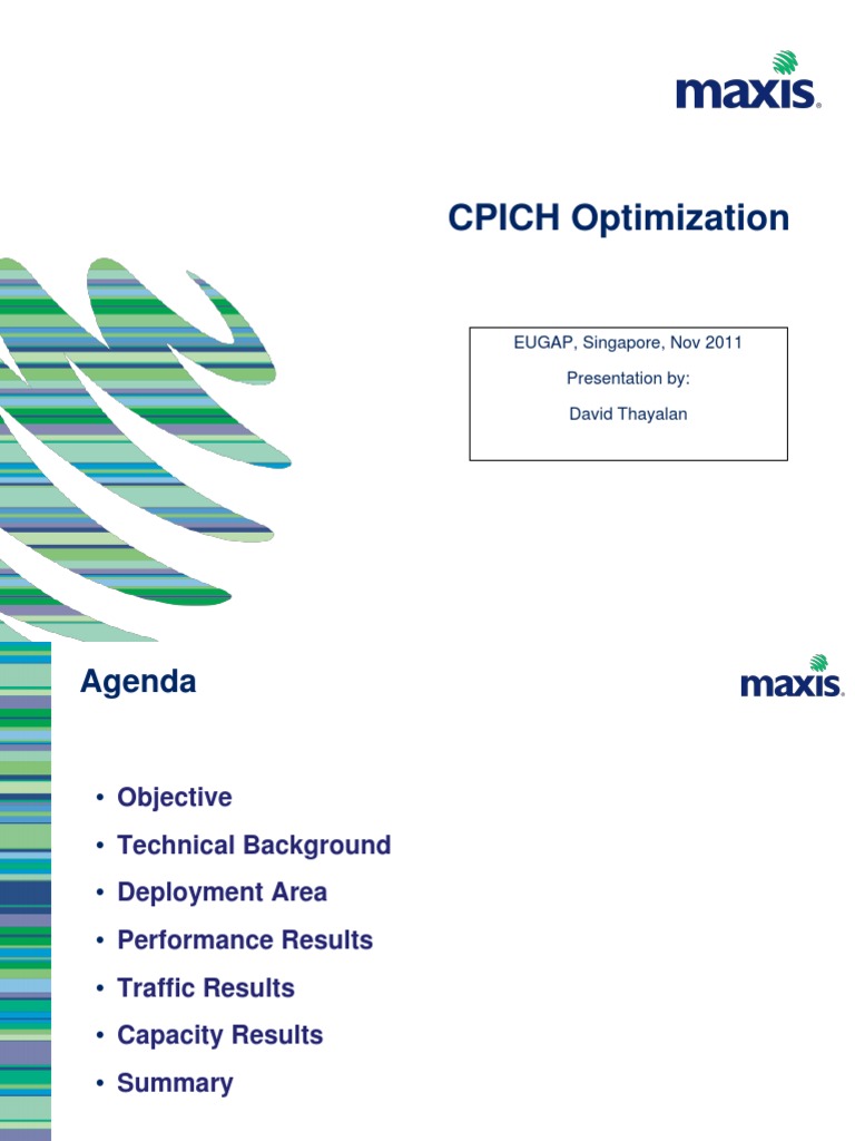 CPICH Optimization | PDF