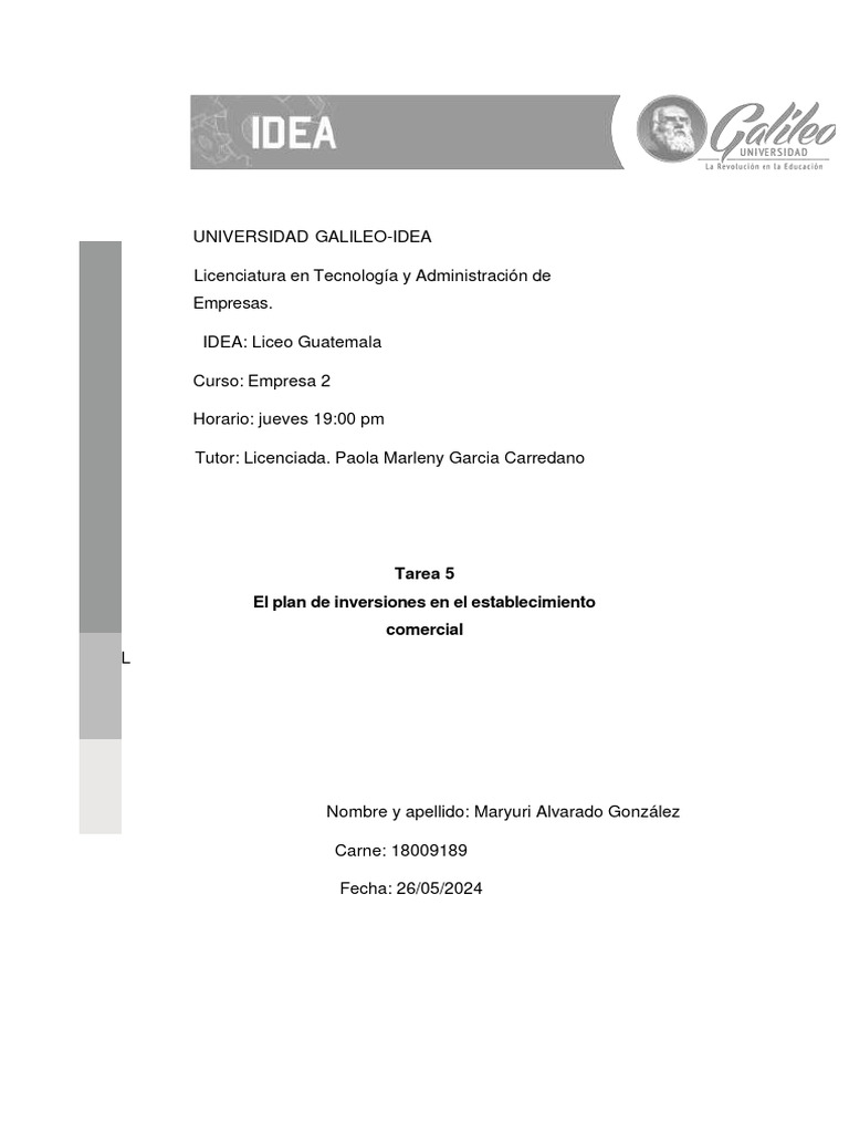 Tarea5 Empresa 2 | PDF | Business | Bancos