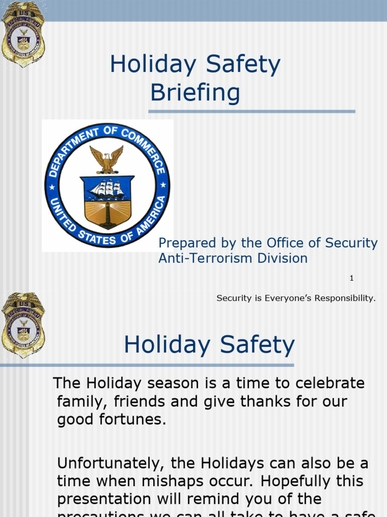 OSY Holiday Safety Tips | PDF | Science & Mathematics | Computers