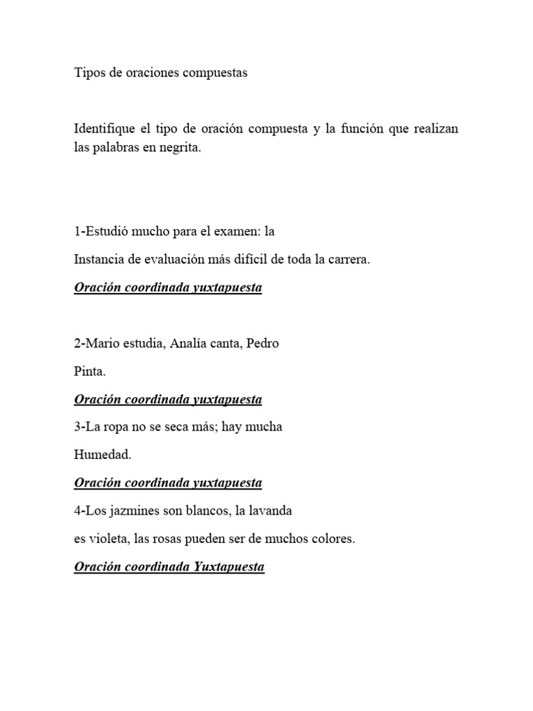 Practica de Gramatica | PDF
