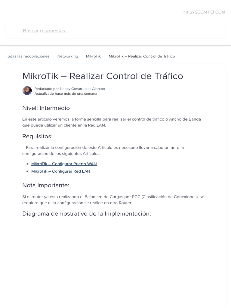 MikroTik – Realizar Control de Tráfico | Descargar gratis PDF ...