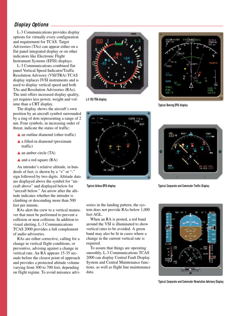 L3 Tcas2000 | PDF | Transponder (Aeronautics) | Aviation