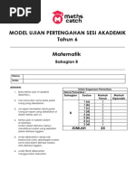 Kertas Soalan Matematik Tahun 6 | PDF