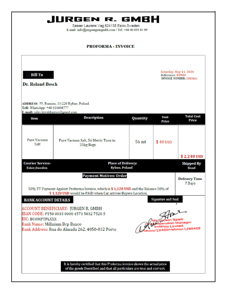 Invoice B | PDF