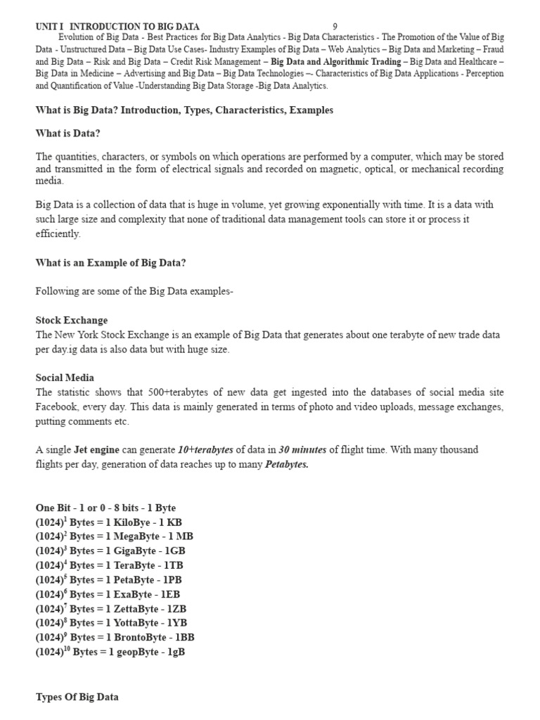 Evolution of Big Data | PDF | Big Data | Analytics