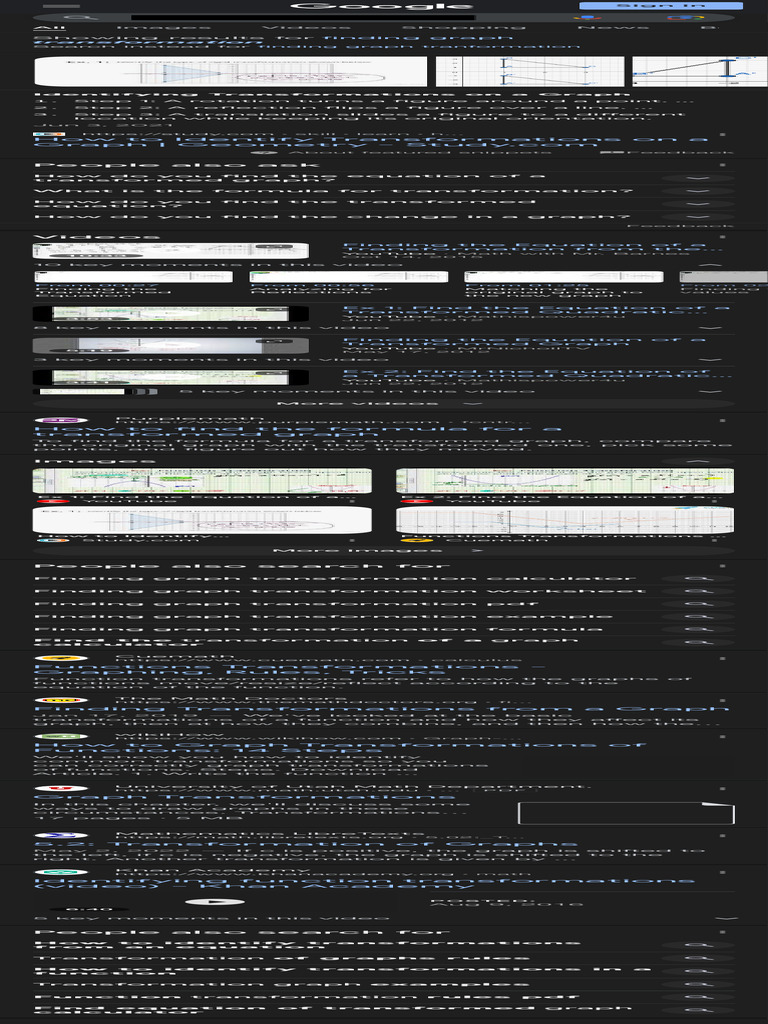 Finding Graph Tranformation - Google Search | PDF | Function ...