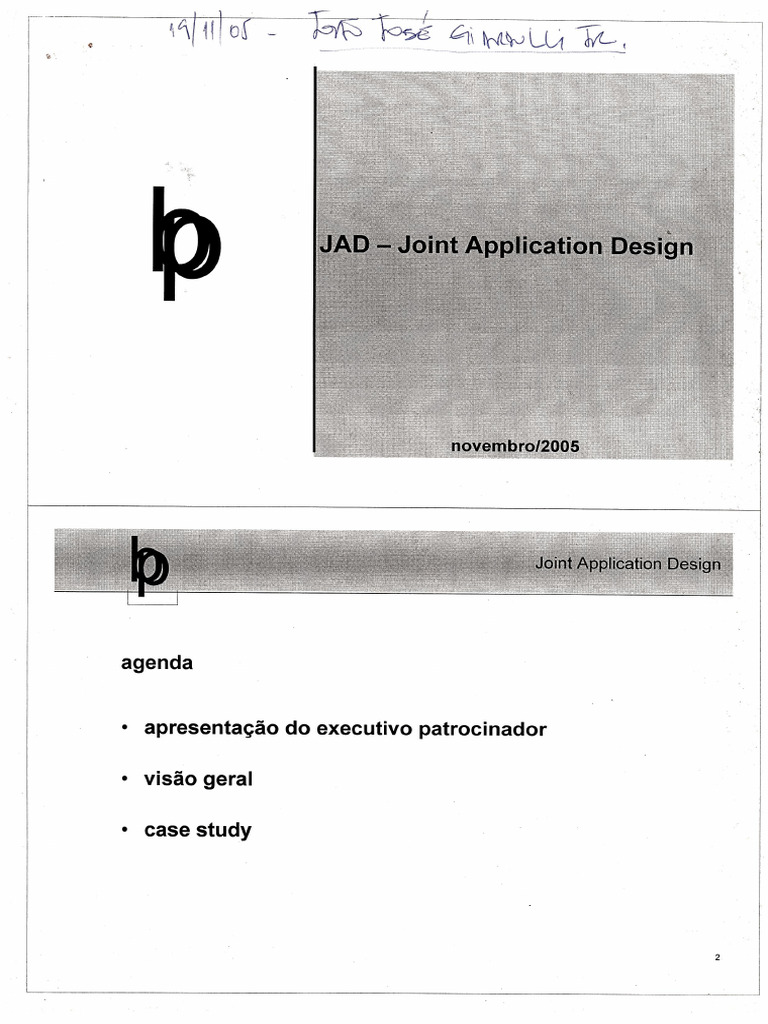 JAD - Joint Application Design (19-Nov-2005) | PDF