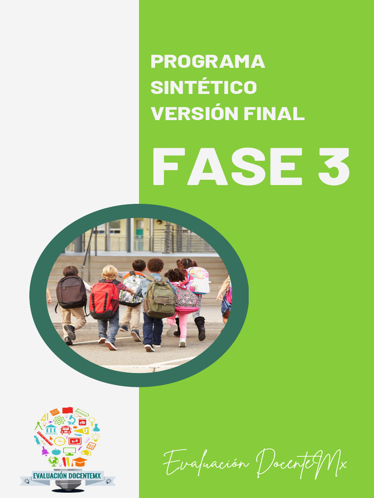 Programa Sintético Fase 3 | PDF | Aprendizaje | Enseñando