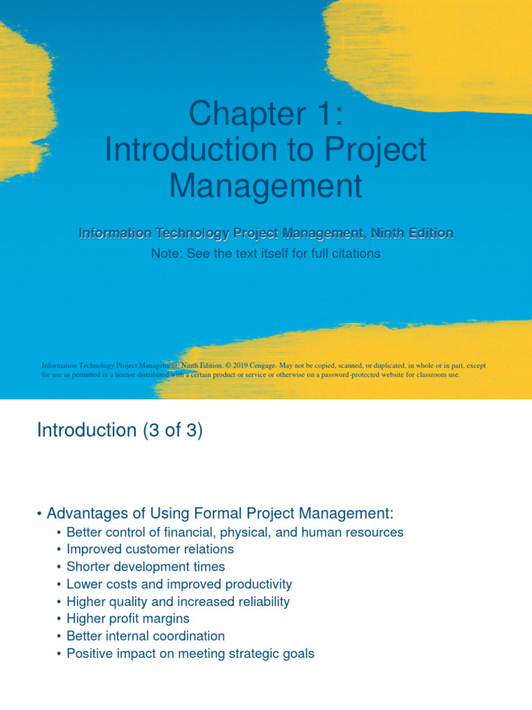 Chapter 1 Instructor S Cut | PDF | Project Management | License