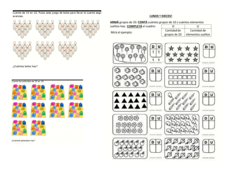 Contar de Diez en Diez | PDF