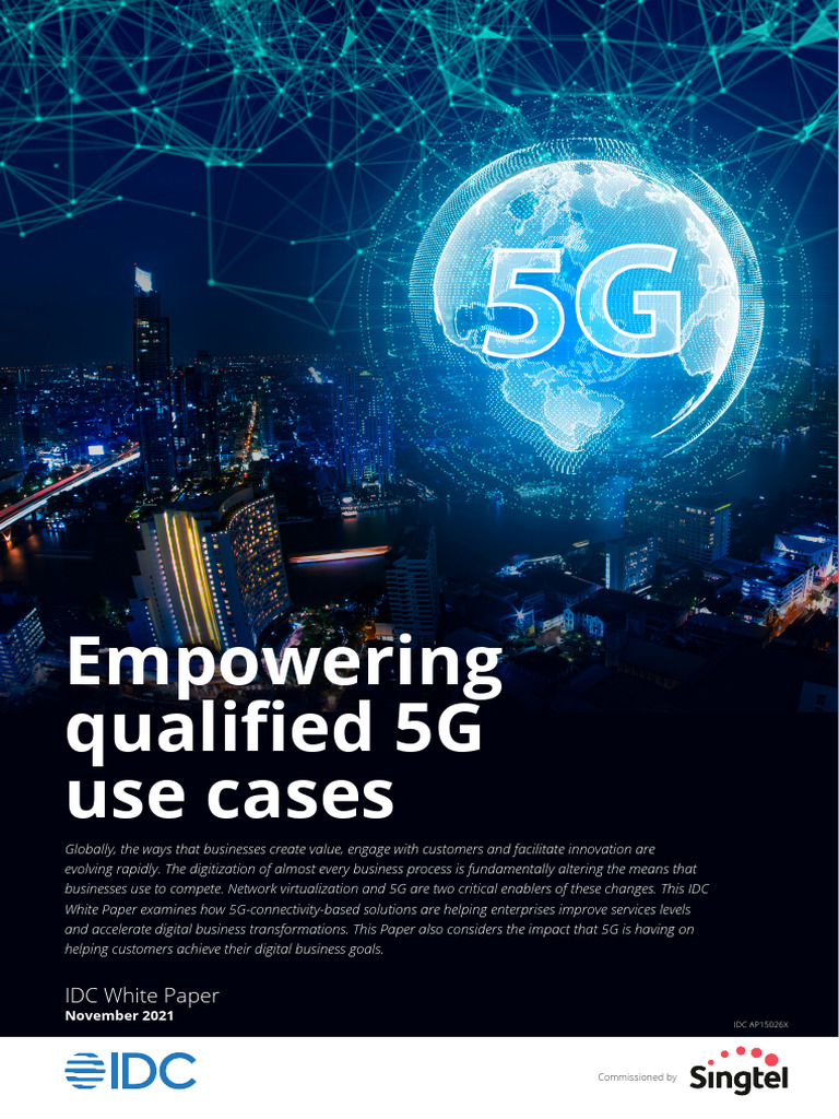 IDC - Empowering Qualified 5g Use Cases | PDF | Internet Of Things ...