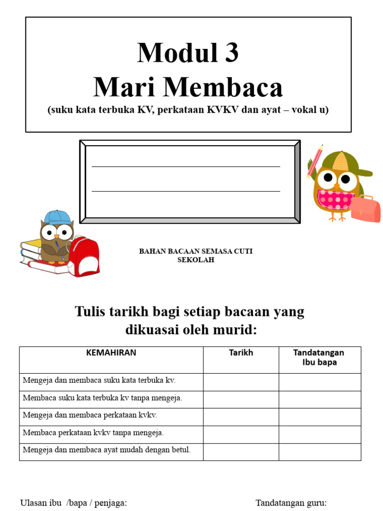 Modul 3 Membaca | PDF