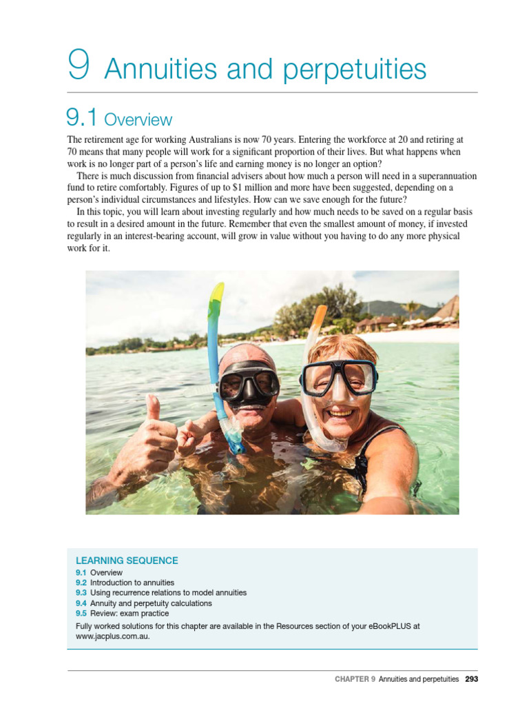 CH 09 Annuities and Perpetuities | PDF | Interest | Compound Interest