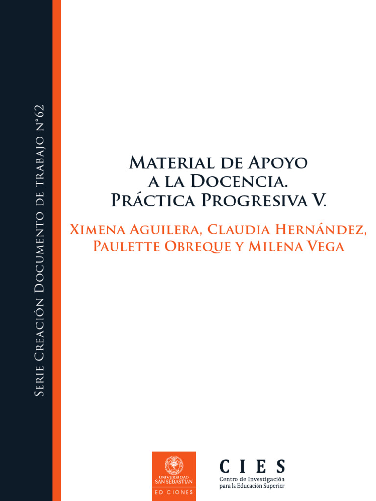 Material de Apoyo: Práctica Progresiva V | PDF | Evaluación | Maestros